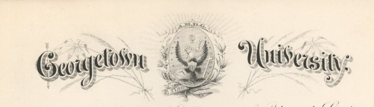 Variations on a Theme: The Georgetown University Seal | Georgetown ...