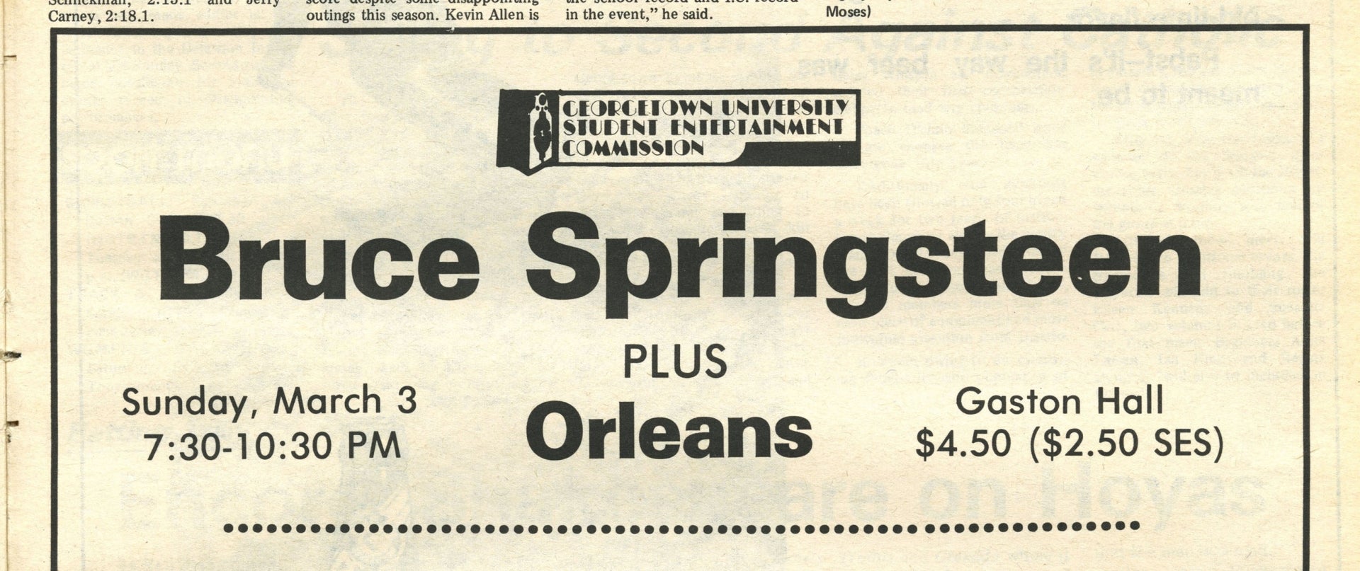 Gaston Hall: Visitors and Events | Georgetown University Library